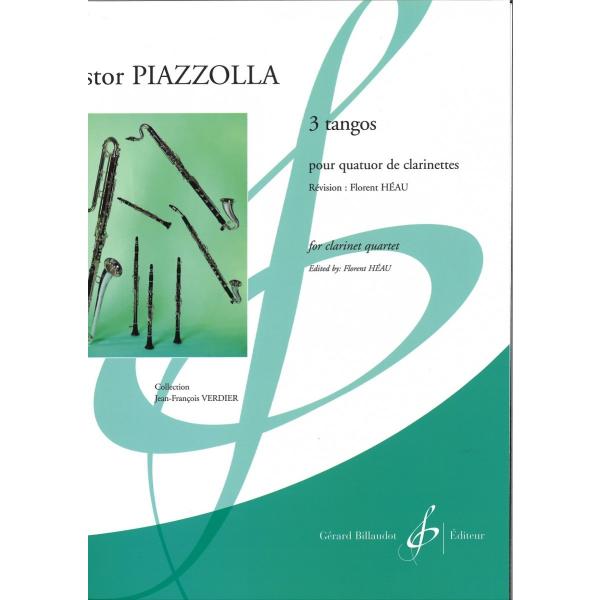 Astor Piazzolla：3 tangosピアソラ：3つのタンゴ■出版社：Billaudot（ビヨドー）■編成：Eb Cl / Bb Cl, BbCl, Bassel / Bb Cl, Bs Cl■輸入楽譜 ■楽譜は新品ですが、輸入商...