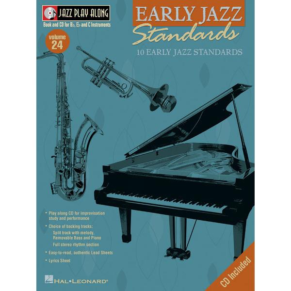Jazz Play-Along Vol. 24 - Early Jazz Standars + CDジャズ・プレイ・アロング 第24巻 - 初期のジャズ・スタンダード + CD■出版社：Hal Leonard（ハル・レナード）■輸入楽譜■楽...