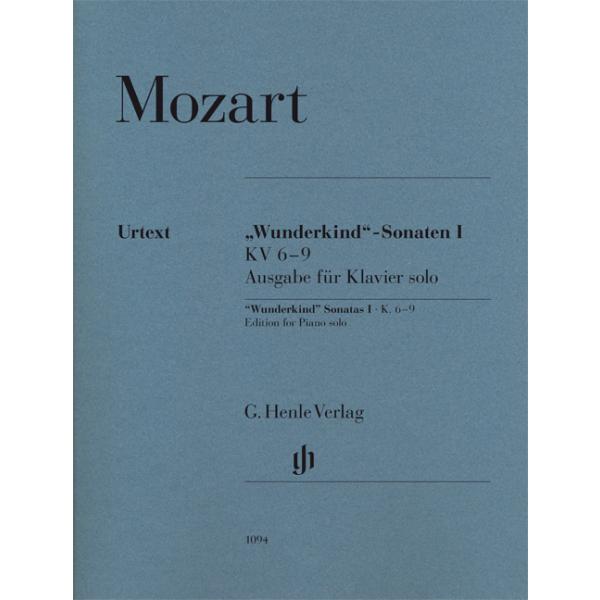 Wolfgang Amadeus Mozart："Wunderkind"- Sonaten Band I KV 6 - 9モーツァルト："神童ソナタ" 第1巻■出版社：Henle（ヘンレ）■校訂・編集 / 編曲：Wolf-Dieter Se...