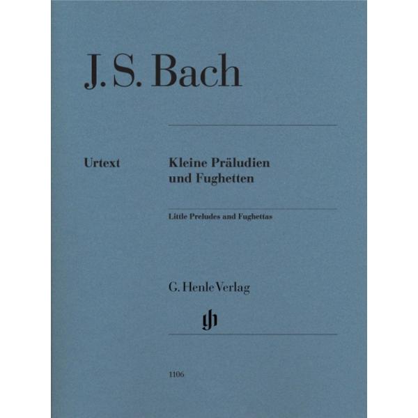Johann Sebastian Bach：Kleine Praludien und Fughettenバッハ：小プレリュードと小フーガ■出版社：Henle（ヘンレ）■Ohne Fingersatz（運指なし）■輸入楽譜 ■楽譜は新品ですが...