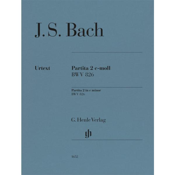 Johann Sebastian Bach：Partita 2 c-moll BWV 826バッハ：パルティータ 第2番 ハ短調 BWV 826■出版社：Henle（ヘンレ）■校訂・編集 / 編曲：Ullrich Scheideler■運指...