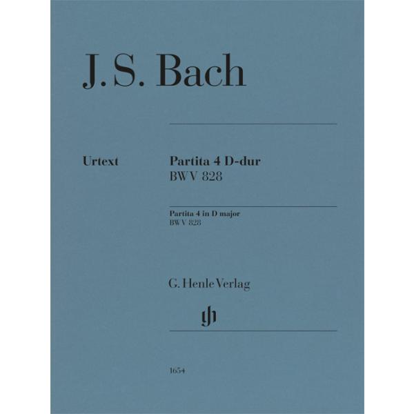 Johann Sebastian Bach：Partita 4 D-dur BWV 828バッハ：パルティータ 第4番 ニ長調 BWV 828■出版社：Henle（ヘンレ）■校訂・編集 / 編曲：Ullrich Scheideler■運指：...