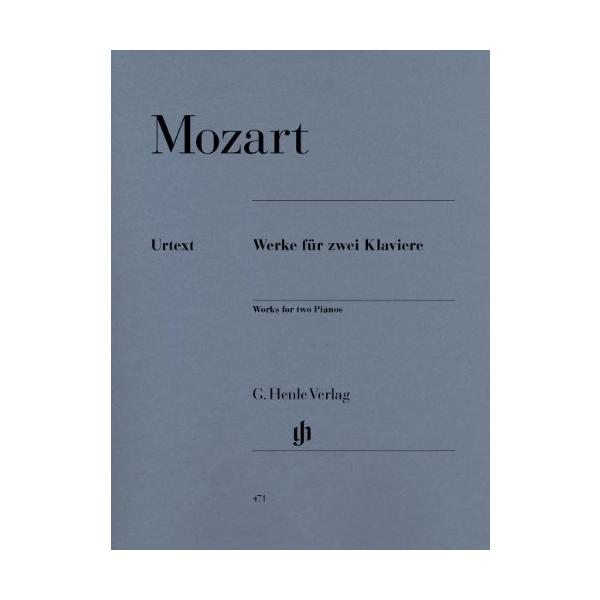 Wolfgang Amadeus Mozart：Werke fur zwei Klaviereモーツァルト：2台のピアノのための作品集■出版社：Henle（ヘンレ）■編成：2 Pf 4Hands■曲目：・Sonate D-dur KV 44...