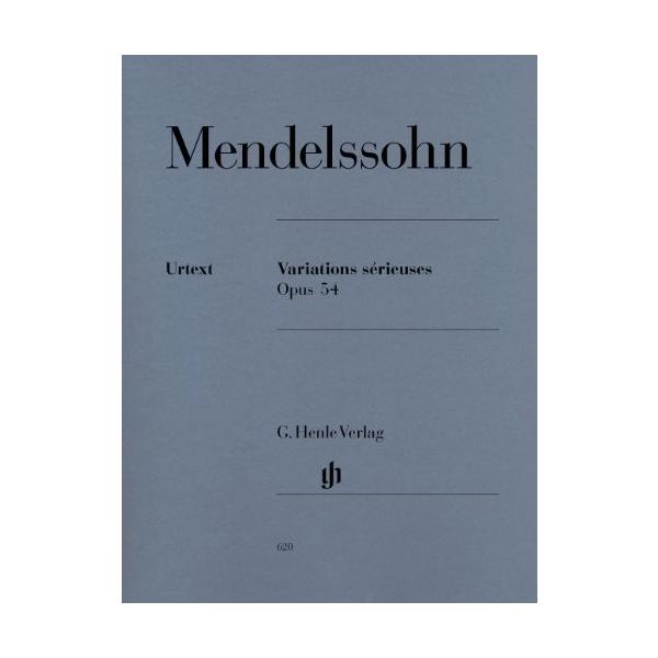 Felix Mendelssohn：Variations serieuses op. 54メンデルスゾーン：厳格なる変奏曲 op. 54■出版社：Henle（ヘンレ）■輸入楽譜 ■楽譜は新品ですが、輸入商品のため入荷時による角の折れや日焼け...