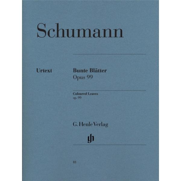 Robert Schumann：Bunte Blatter op. 99シューマン：色とりどりの小品 op. 99■出版社：Henle（ヘンレ）■輸入楽譜 ■楽譜は新品ですが、輸入商品のため入荷時による角の折れや日焼けがある場合がございます...