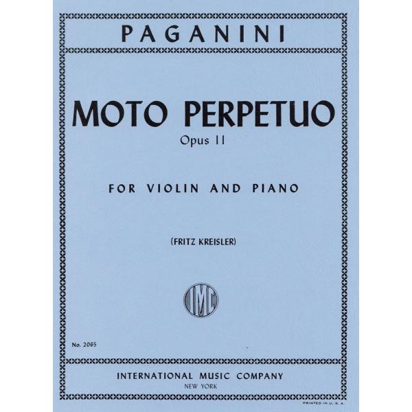 Niccolo Paganini：Moto Perpetuo op. 11パガニーニ：無窮動 op. 11■出版社：IMC / International Music Company（インターナショナル・ミュージック）■校訂・編集 / 編曲...