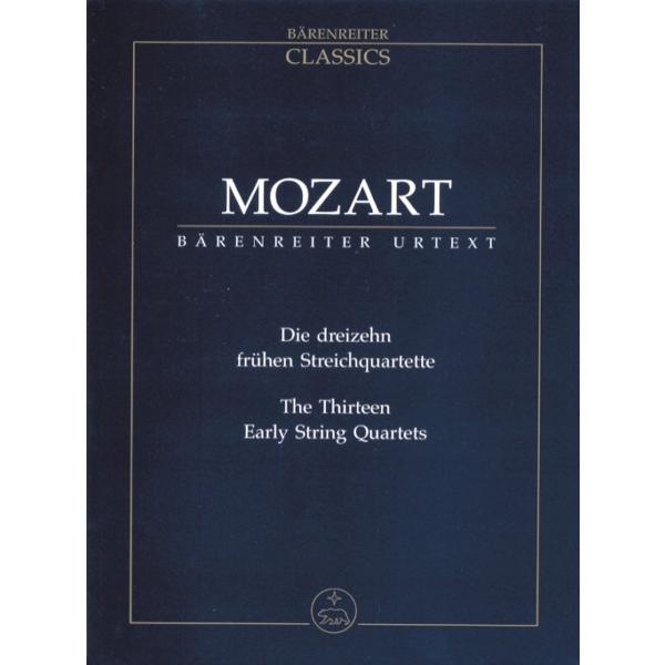 Wolfgang Amadeus Mozart：13 Fruhen Streichquartett（String Quartets）モーツァルト：13の弦楽四重奏曲■出版社：Barenreiter（ベーレンライター）■商品サイズ：22.5×...