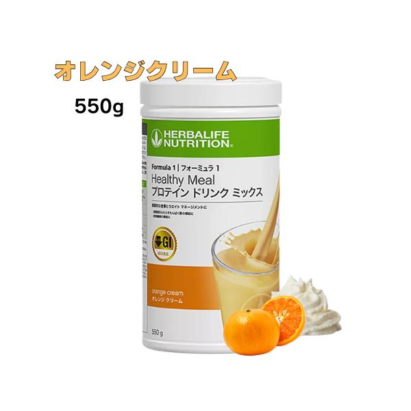 フォーミュラ1 プロテイン ドリンク ミックス 〈オレンジクリーム〉健康維持に欠かせないたんぱく質をはじめ、ビタミン・ミネラル・食物繊維をバランスよく配合した低GIプロテインドリンク。大豆たんぱくを主原料とし、1食（約25g）あたり約10g...