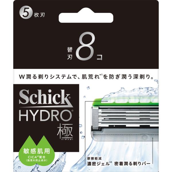 ●濃いヒゲでもやさしく深剃り、剃り残しなしへ１、ｗ潤る剃りシステムで、肌荒れ＊を防ぎ潤う深剃り２、敏感肌用＊　シェービングによる摩擦や乾燥によるもの ※パッケージデザイン等は予告なしに変更されることがあります。