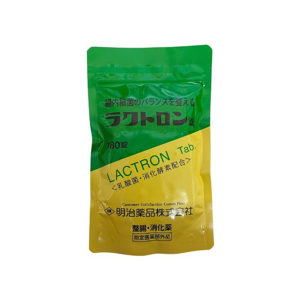 ◎ 45周年記念パッケージラクトロンは腸内細菌のバランスを整える！有胞子性乳酸菌、2種類の消化酵素を配合した指定医薬部外品です。【内容量】１８０錠【効能・効果】消化促進、消化不良、食欲不振(食欲減退)、食べ過ぎ(過食)、もたれ(胃もたれ)、...