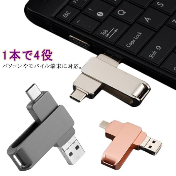 【商品仕様】・セット内容：本体、日本語取扱説明書・コネクタ：USB3.0、Type-Cコネクタ、Apple Lightningコネクタ・容量：128GB・最大読込速度：約60-100MB/s・最大書込速度：約20-50MB/s