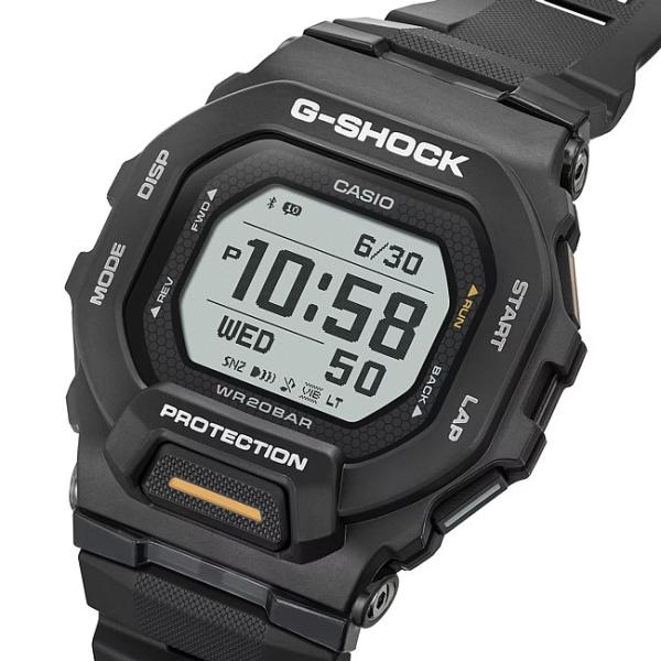 ●【素材：ケース】樹脂/ステンレス●【素材：ベルト】樹脂●【色：ベルト】ブラック●【色：ケース】ブラック●【サイズ：ケース】48.4 × 45.9 × 15(mm)●【重量】58(g)●【備考】保証1年付　耐衝撃構造　20気圧防水　フルオー...