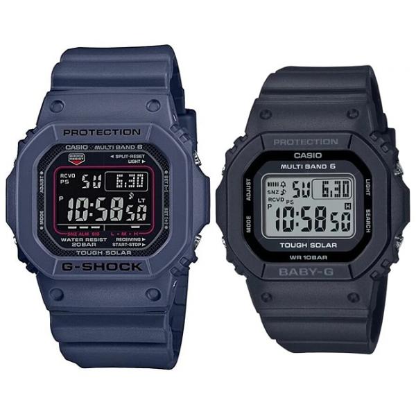 【G-SHOCK】●【素材：ケース/ベルト】樹脂/ステンレス●【色：ベルト】ネイビー●【サイズ：ケース】46.7×43.2×12.7(mm)●【重量】52(g)●【備考】メーカー保証1年付　耐衝撃構造　12/24時制表示切替　20気圧防水　...
