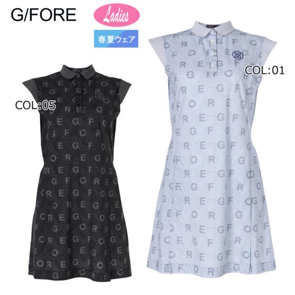 G/FORE（ジーフォア）のワンピースです。さらりとした涼しい素材でストレッチ性にも優れたアイテム。フレンチスリーブで肩を可愛くカバー♪ウエストラインが綺麗なデザインです。■参考サイズ36(S)：着丈79cm、身幅37.5cm、肩幅33.5...