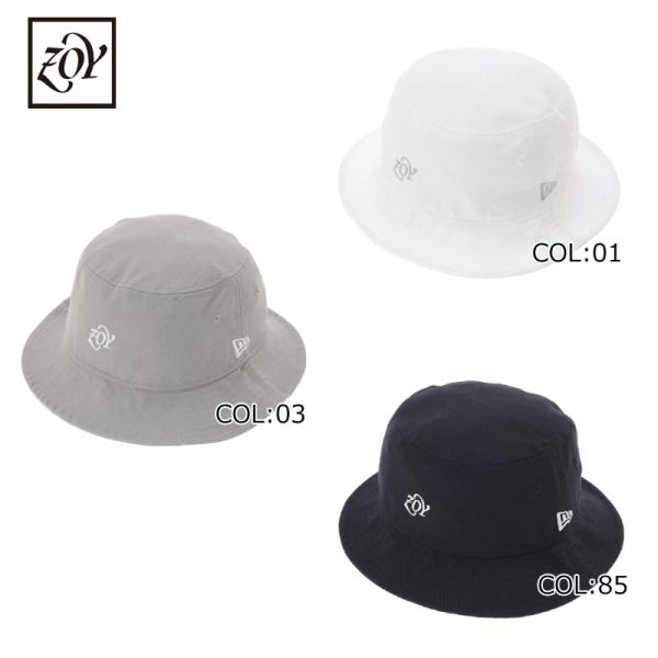 ●ゾーイのユニセックス、バケットハットです。NEW ERAコラボのベーシックなシルエットのバケットハット。抗菌効果のあるMICRO ERAのスウェットバンドを使用。■素材本体：ポリエステル100％刺しゅう糸：ポリエステル100％■サイズ（目...