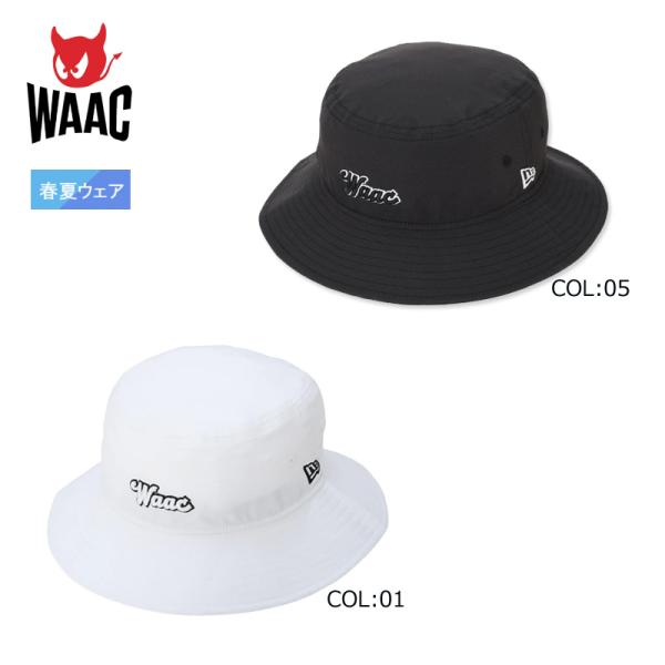 ●ワックのWAACロゴとワッキーの刺繍のバケットハットです。ブランドの存在感が際立ち、スタイリングのアクセントとして活躍します。このバケットハットには、水に濡らすことで気化熱を利用し、涼しさを感じられる機能素材を使用。夏のゴルフやアウトドア...