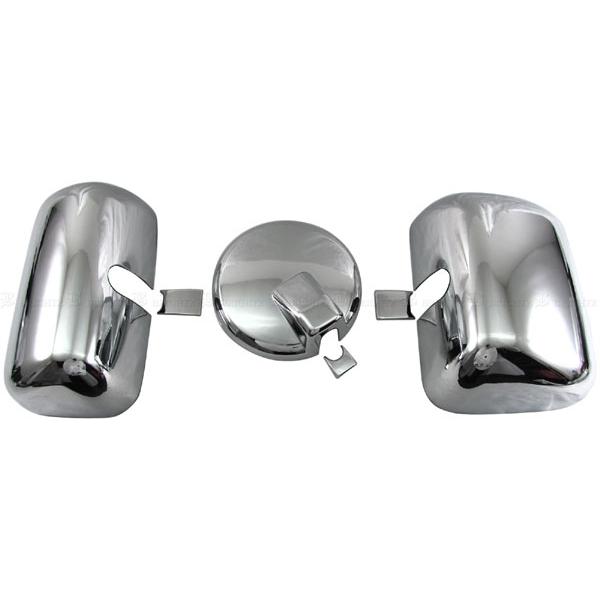 HINO レンジャー プロ ミラー メッキ ドア サイド ガーニッシュ カバー ベゼル 〇 外装 パーツ