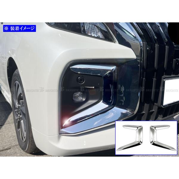 JC74W ノマド JC 74 ライト ランプ カバー モール ガーニッシュ ベゼル パネル フロント バンパー トリム インテーク フィン 〇