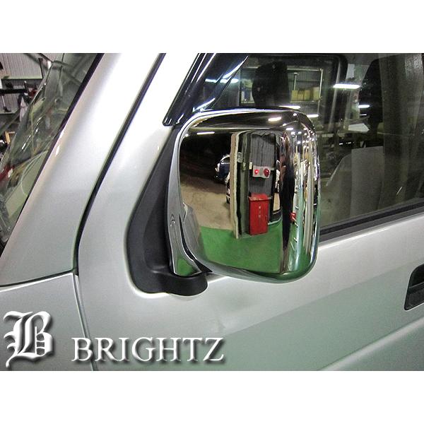 DS64 DS S64 64 ミニキャブ バン ミラー メッキ ドア サイド ガーニッシュ カバー ベゼル  〇 MINICAB_VAN_04