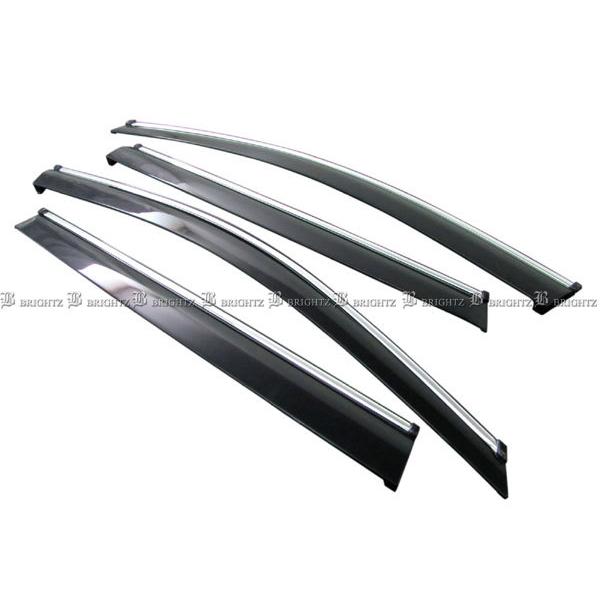 バイザー ドア サイド ブラックスモーク フロント リア リヤ ドア サイド ブラックスモーク 日除け 雨除け サンバイザー 〇 KL L24 L32 24 32 クライスラー クライスラー・ジープ ジープ・チェロキー ジープ チェロキー　...