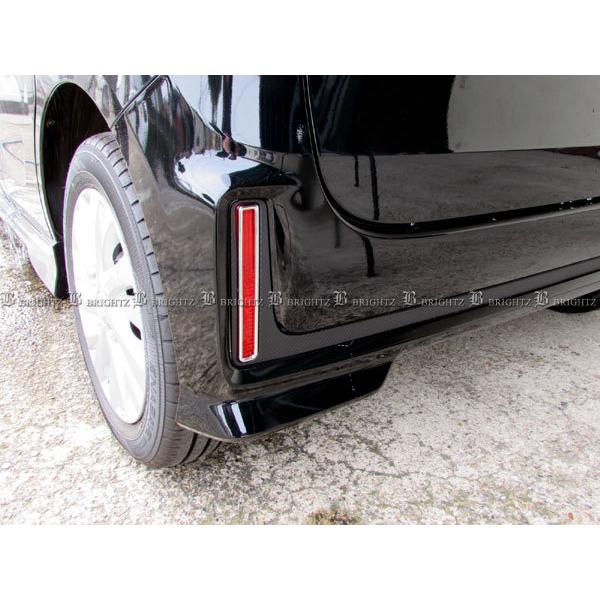 MK53 MK K53 53 リア リヤ リフレクター メッキ 反射板 反射鏡 ガーニッシュ カバー リング リム ベゼル アンダー ロア 〇 SPACIA_CUSTOM_MK03