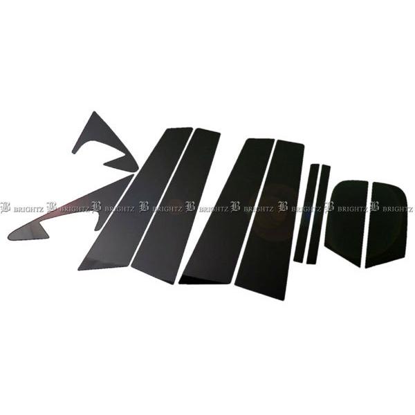 ピラー サイド ガーニッシュ カバー パネル ブラック 黒 〇 マツダ アクセラ AXELA BL5FP BLEAP BLEFP ブラック 黒 ステンレス　ピラー　パネル　カバー　ブラックピラー ブラッククロームメッキ ブラッククロムメッキ