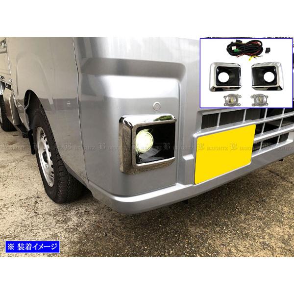 S500 S510 S 500 510 ハイゼット トラック フォグ ライト ランプ セット フロント ガーニッシュ 〇 HIJET_TRUCK_S500