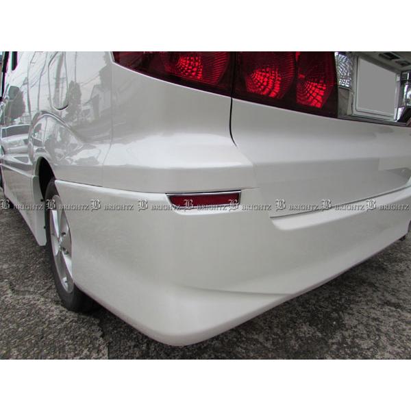 リア リヤ リフレクター メッキ 反射板 反射鏡 ガーニッシュ カバー リング リム ベゼル アンダー ロア 〇 30系 40系