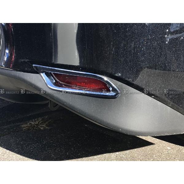 AXVH H70 H75 70 75 リア リヤ リフレクター メッキ 反射板 反射鏡 ガーニッシュ カバー リング リム ベゼル アンダー ロア 〇 CAMRY_AX70