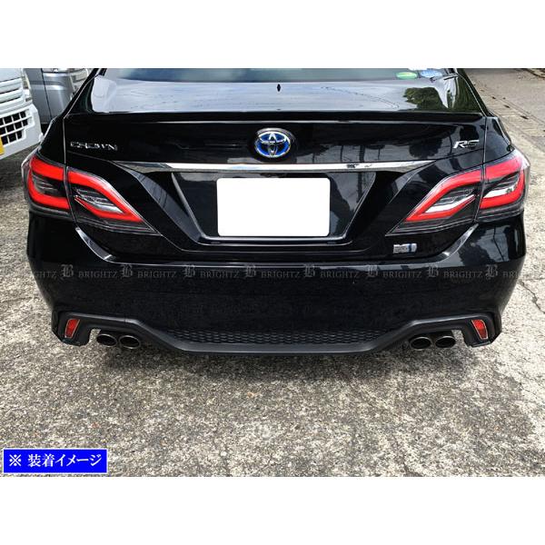 AZSH20 AZSH21 GWS224 AZSH GWSH GWS H20 H21 S224 20 21 224 220 ハイブリット リア リヤ リフレクター メッキ 反射板 反射鏡 ガーニッシュ カバー リング リム ベゼル アンダー...