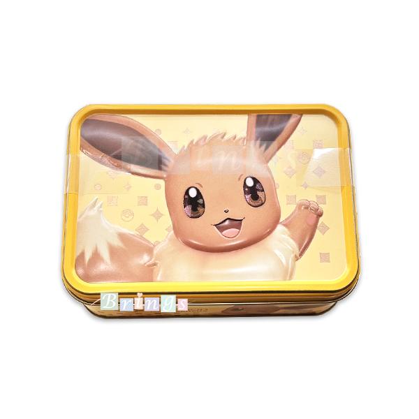 シャリッと焼いた軽やかなラングドシャクッキーには、かわいいピカチュウとイーブイが！クッキーの絵柄・個包装のパッケージはそれぞれ６種類！！お土産袋もお付けし買い忘れの際にもお使いいただけるようにしております。ポイント利用にもお使いください。