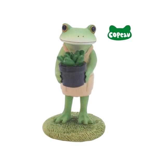 ☆サイズ：W3 D3 H5.2cm☆素材：ポリレジンモニター画面と実物との色合いが異なる場合もございますので、予めご了承下さい。大人気のコポー【Copeau】のマスコットインテリアのアクセントになりそうなアイテム一つ置くだけでもかわいいです...