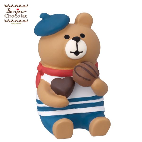 デコレ(DECOLE)【ｃｏｎｃｏｍｂｒｅ/コンコンブル】から、「ボンジュール・ショコラ」シリーズの登場です。フランス仕込みのショコラティエ「ボンジュール・ショコラ」　思わず笑顔になる新作のお菓子をご紹介♪本商品は、「ショコラ食べ比べくま」...