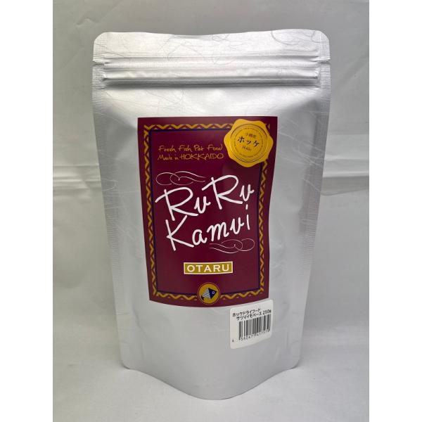 北海道小樽漁港で水揚げされた新鮮なホッケのみを主タンパク源に、栄養たっぷりの北海道野菜を主に厳選し、自社工場で製造された穀物不使用ドッグフードです。よりアレルギーに配慮し、サツマイモベースで完成しました。　ホッケの特徴は魚類の中でもタンパク...