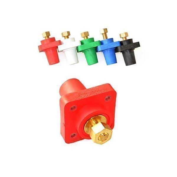 【仕様】E-1016-II / E1016-II シリーズカムロックCam-Lokメス定格電圧600V定格電流400ACamLok パネル取付レセプタクル製品番号：赤 E-1016-1633-II黒 E-1016-1631-II青 E-10...