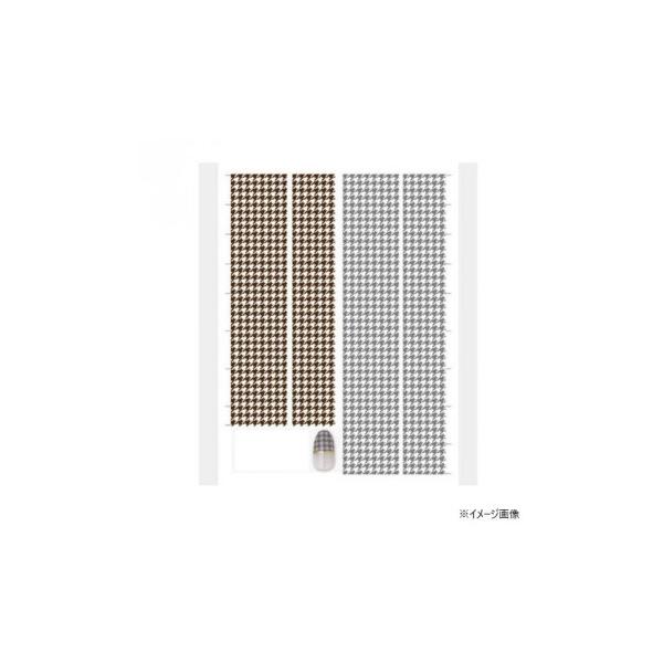 秋冬の定番柄、千鳥格子。手描きでは出来ないシャープで綺麗な千鳥格子柄をフレンチネイル用シートにしました。貼るだけで簡単に千鳥格子柄フレンチネイルができます。千鳥格子柄パーツと合わせても使えます。しなやかフィットシート使用。