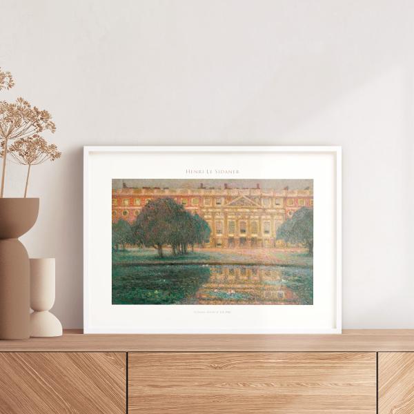 1908年頃に描かれた、アンリ・ル・シダネルの絵画「宮殿、夏の朝」をデザインしたアートポスターです。お部屋やオフィスを鮮やかに彩り、コーディネートのアクセントに。ぜひ名画の世界をお楽しみください。●型番 : AP204●材質 : 紙●製造国...