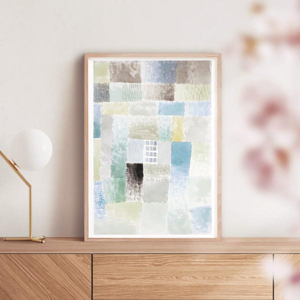 1926年に描かれた、パウル・クレーの絵画「First house of a settlement」をデザインしたアートポスターです。お部屋やオフィスを鮮やかに彩り、コーディネートのアクセントに。ぜひ名画の世界をお楽しみください。●型番 :...