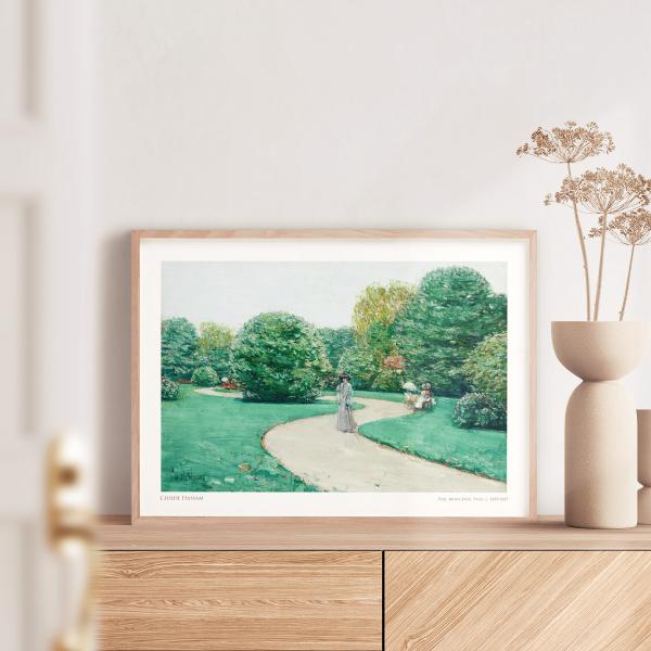 チャイルド・ハッサムの絵画「Parc Monceau, Paris (c. 1888-89)」をデザインしたアートポスターです。お部屋やオフィスを鮮やかに彩り、コーディネートのアクセントに。ぜひ名画の世界をお楽しみください。マット調の微塗工...