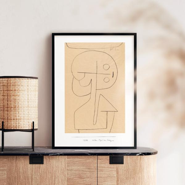 1939年に描かれた、パウル・クレーの絵画「anderer Engel vom Kreuz（もうひとつの十字架の天使）」をデザインしたアートポスターです。お部屋やオフィスを鮮やかに彩り、コーディネートのアクセントに。ぜひ名画の世界をお楽しみ...