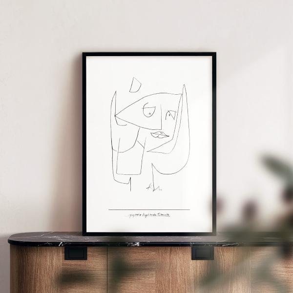 1939年に描かれた、パウル・クレーの絵画「Engel des alten Testamentes（旧約聖書の天使）」をデザインしたアートポスターです。お部屋やオフィスを鮮やかに彩り、コーディネートのアクセントに。ぜひ名画の世界をお楽しみく...