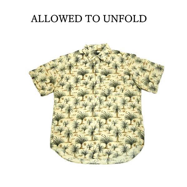 ALLOWED TO UNFOLD/アロウドトゥアンフォールドから、2025年夏新作、リゾートプリント パームツリー 半袖シャツ/Resort Print S/S Shirtsのご紹介です。パームツリーが総柄でプリントされたコットン生地を使...