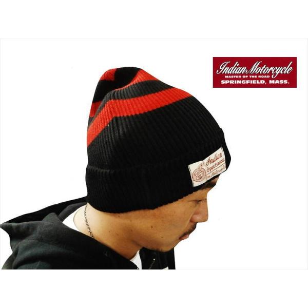 東洋エンタープライズ、INDIAN MOTORCYCLE/インディアン・モーターサイクルより、IM02521ボーダー ニットキャップのご紹介です。素材はウール100%のしっかりとした肉厚感のあるボーダー柄ニットです。折り返し部分には、飾りネ...