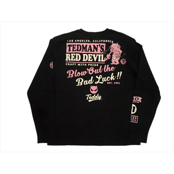 エフ商会が展開しています、スカジャン、MA-1などのアメリカンクロージングのミリタリー・アメカジブランド『TEDMAN'S』テッドマンから、TDLS-357『スタンダード テッドマン』抜染プリント・長袖Tシャツ/アメカジ、ミリタリーTシャツ...