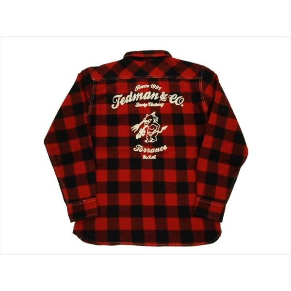 エフ商会のアメカジ・ミリタリーブランド、TEDMAN'S・テッドマンから、「TNS-600」チェーン刺繍入り「LUCKY RED DEVILS」ブロックチェック・半起毛ネル長袖シャツのご紹介です。好評の定番チェックネルシャツの新色が登場！ボ...