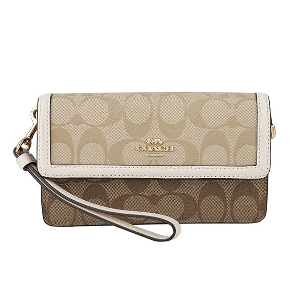 2色のシグネチャーキャンバス素材にレザー素材を組み合わせたミニバッグ「FOLDOVER WRISTLET」。サイドとストラップにはパイソン柄の型押しレザーを使用、ラグジュアリーな雰囲気に仕上がっています。おさまりの良いコンパクトサイズで、外...