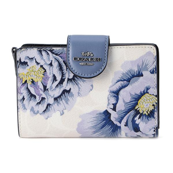 COACH コーチ 2つ折り財布 ホワイト 白 C3453 SVRON : ブランド COACH コーチ 2つ折り財布 ホワイト 白 C3453 SVRON : ブランド