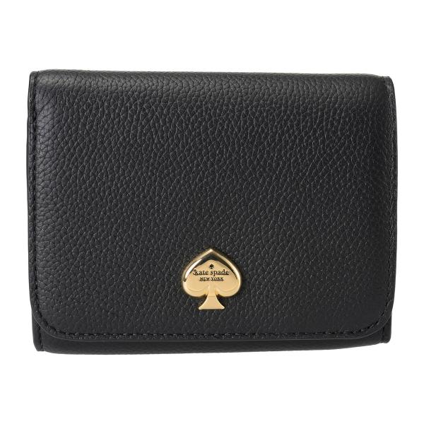 【発売日：2024年12月03日】シボ加工が施された優しい質感のペプルレザーを使用した二つ折り財布。メタル製のスペードロゴがエレガントなアクセントになっています。鞄を選ばないコンパクトなフォルムながら、札入れやカードポケット、小銭入れなど収...