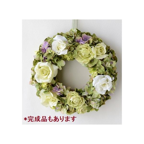 「ブルー＆パープル」は販売終了いたしました。「ホワイト＆グリーン」のみご注文いただけます。手作りキットは完成品ではありません。お客様にお作りいただく商品です。テープ巻不要の「緑（地巻き）ワイヤー」でお届けします。●こんな時こんな場所に お誕...