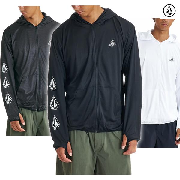 VOLCOM ラッシュガード VLY261020 PISTOL STONE RASH ZIP PARKA定価：　￥8,000(税抜き)機能性とデザイン性を兼ね備えたPISTOL STONE RASH ZIP PARKA。着脱に便利なフルジッ...